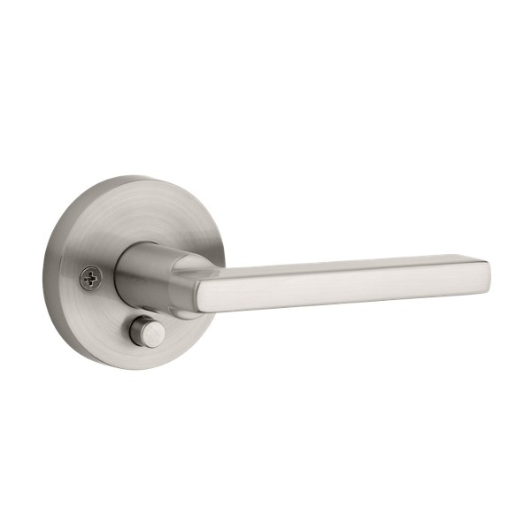 Satin Nickel Halifax Lever (Round) - Bed/Bath | Kwikset Satin Nickel Halifax Lever (Round) - Bed/Bath | Kwikset