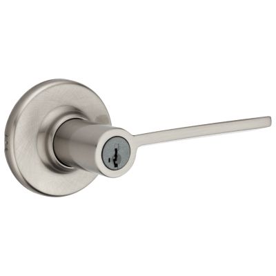 Satin Nickel Halifax Lever (Rectangle) - Keyed - featuring SmartKey ...
