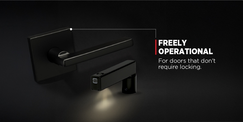 Matte Black Halifax LED Lever and Cartridge | Kwikset