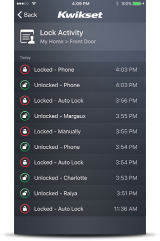 Kwikset Premis iPhone App - Deadbolt and Smart Lock with Home Connect | Kwikset